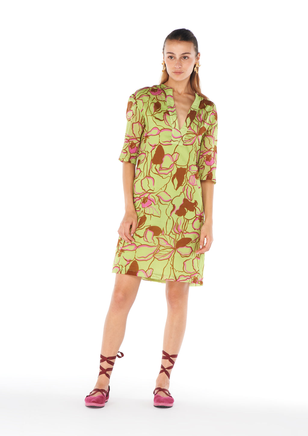 Shan Yu Green Kaftan – Flabelus