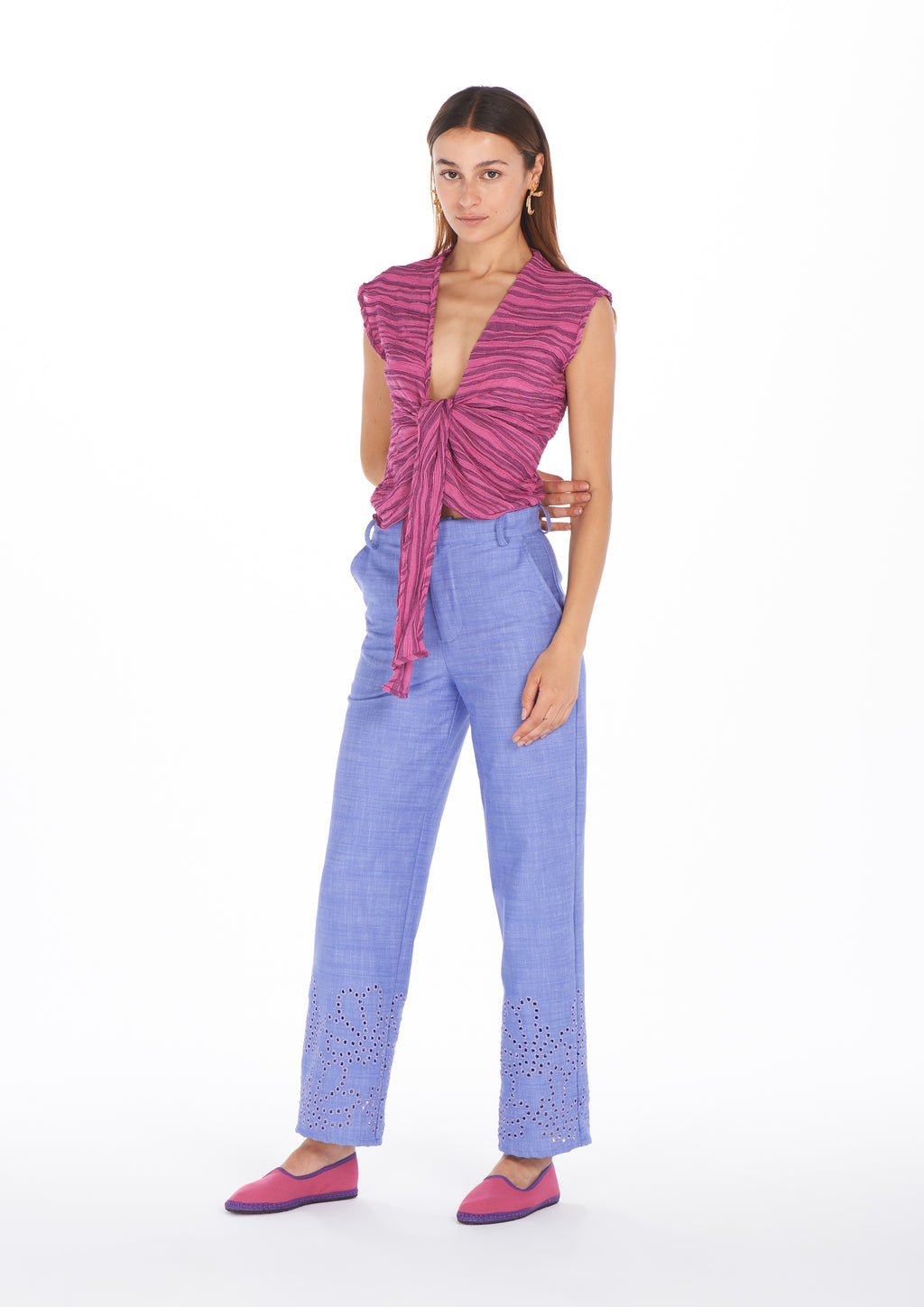 Ling Pink Top – Flabelus